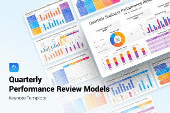 Quarterly Performance Review Models Keynote Template | Nulivo Market