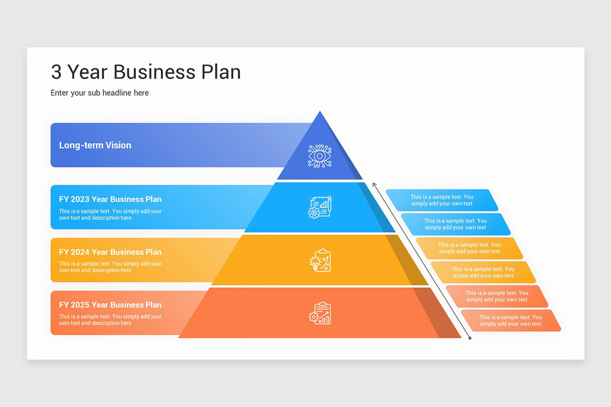 3 Year Business Plan Keynote Template | Nulivo Market