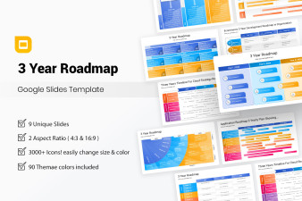 3 Year Roadmap Google Slides Template | Nulivo Market