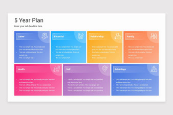 5 Years Plan Models Google Slides Template | Nulivo Market
