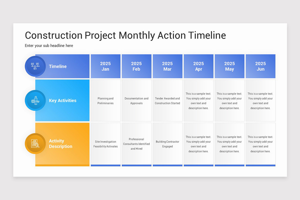 Action Timeline Models PowerPoint Template | Nulivo Market