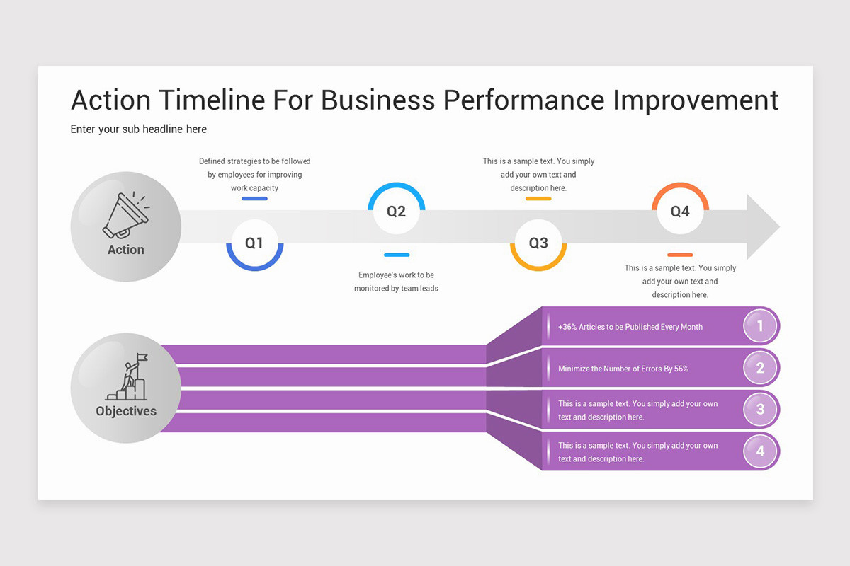 Action Timeline Models PowerPoint Template | Nulivo Market