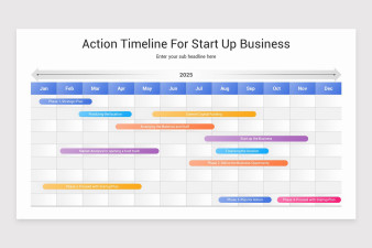 Action Timeline Models Google Slides Template | Nulivo Market