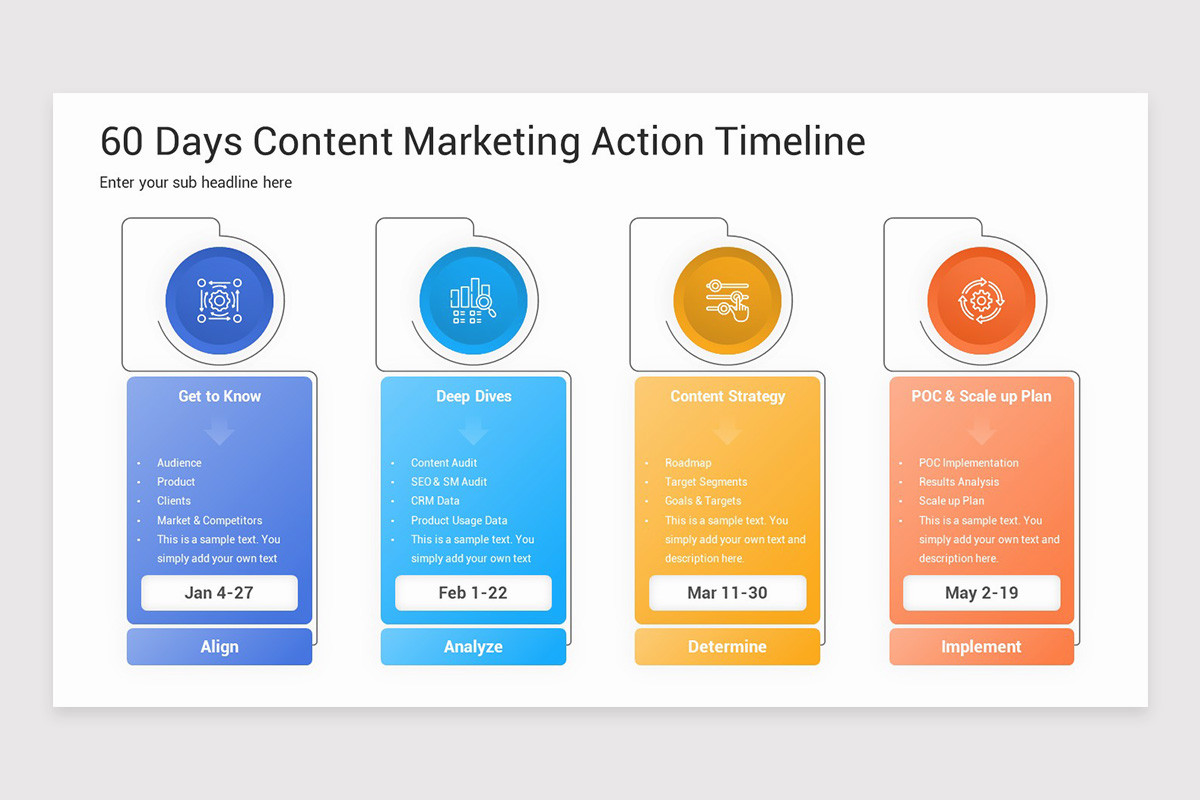 Action Timeline Models Keynote Template | Nulivo Market