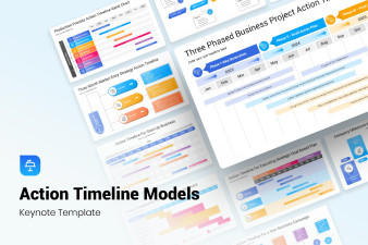 Action Timeline Models Keynote Template | Nulivo Market