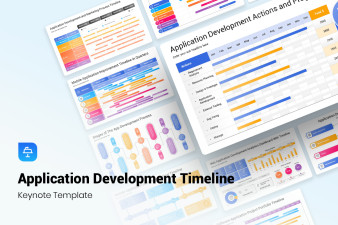 Application Development Timeline Keynote Template | Nulivo Market