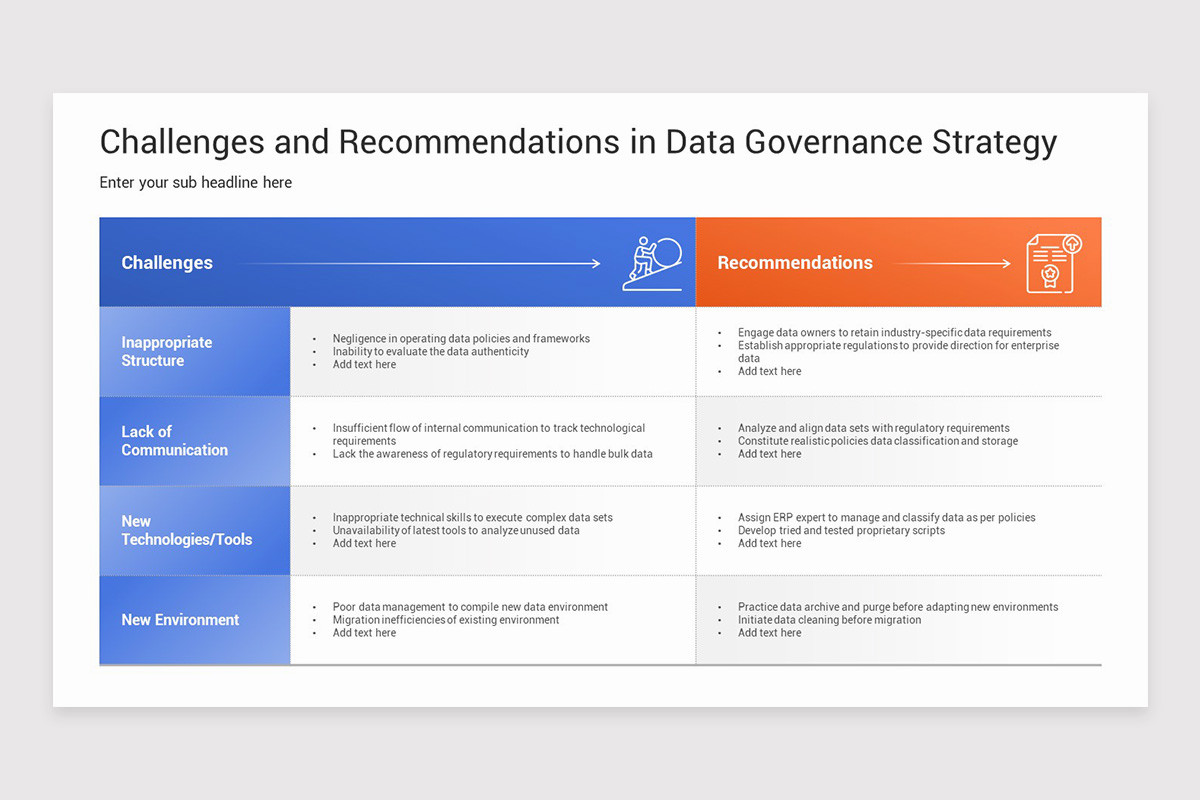Data Governance Strategy Keynote Template | Nulivo Market
