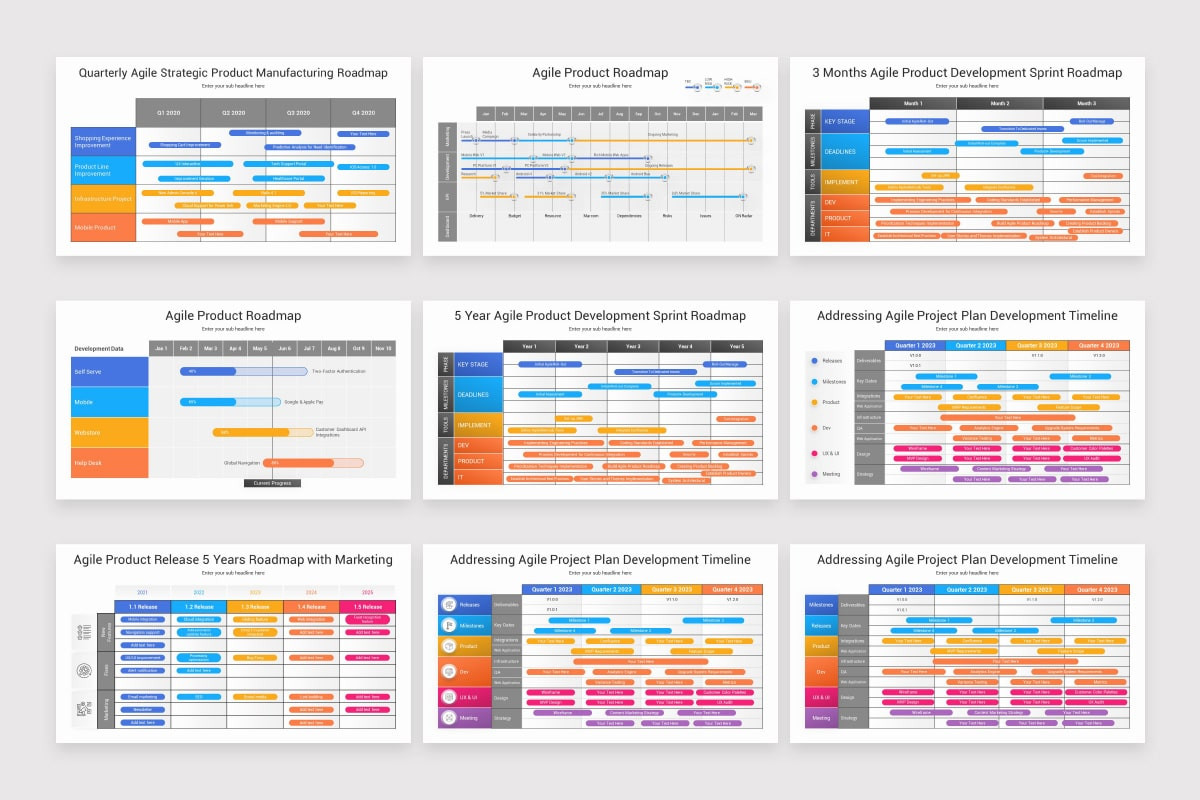 Agile Management Models PowerPoint Template | Nulivo Market
