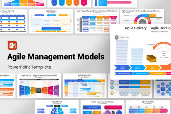 Agile Management Models PowerPoint Template | Nulivo Market