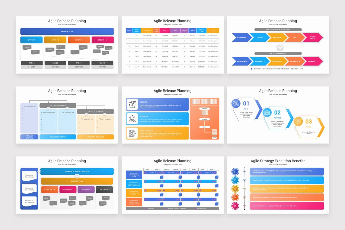 Agile Management Models Keynote Template | Nulivo Market