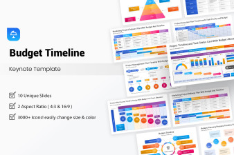 Budget Timeline Keynote Template | Nulivo Market