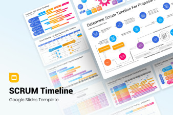 SCRUM Timeline Google Slides Template | Nulivo Market