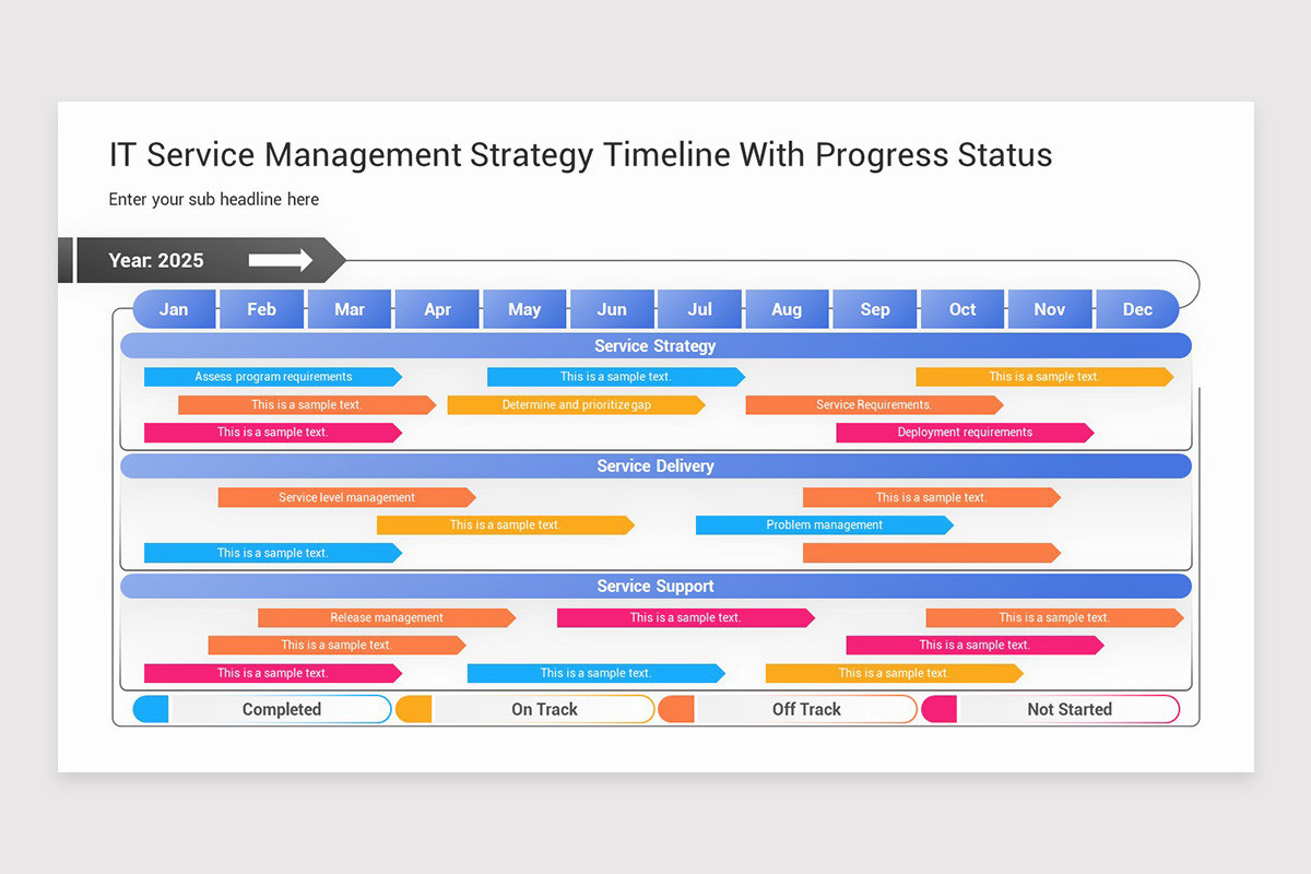 Timeline Progress PowerPoint Template | Nulivo Market