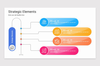 Strategic Elements PowerPoint Template | Nulivo Market