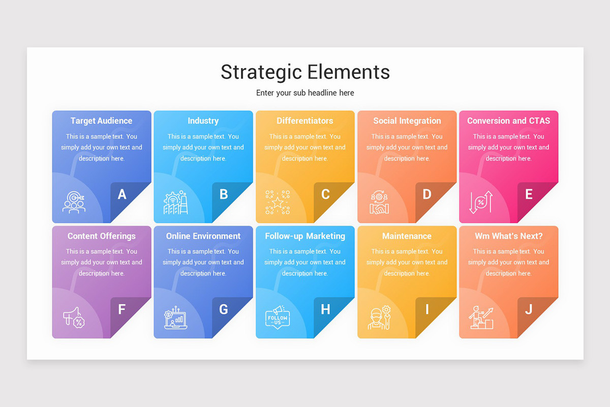Strategic Elements Google Slides Template | Nulivo Market