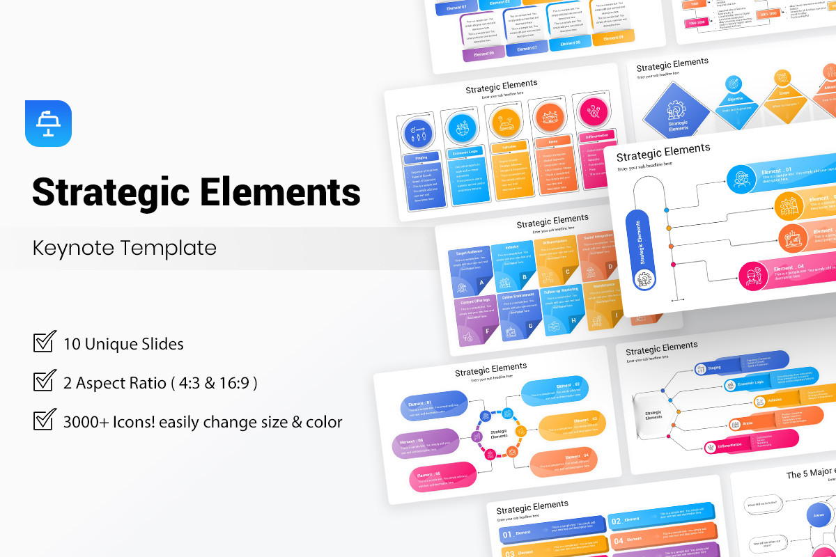 Strategic Elements Keynote Template | Nulivo Market