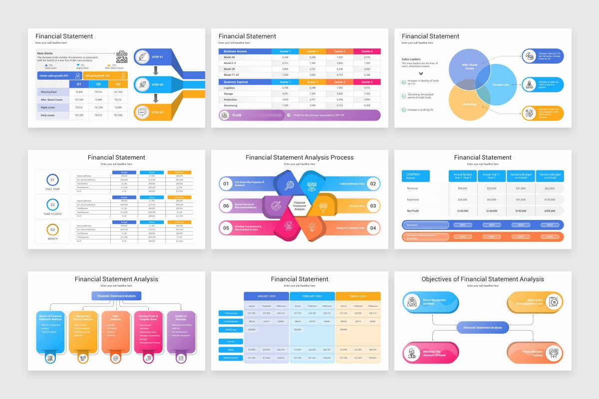Financial Management Models PowerPoint Template | Nulivo Market