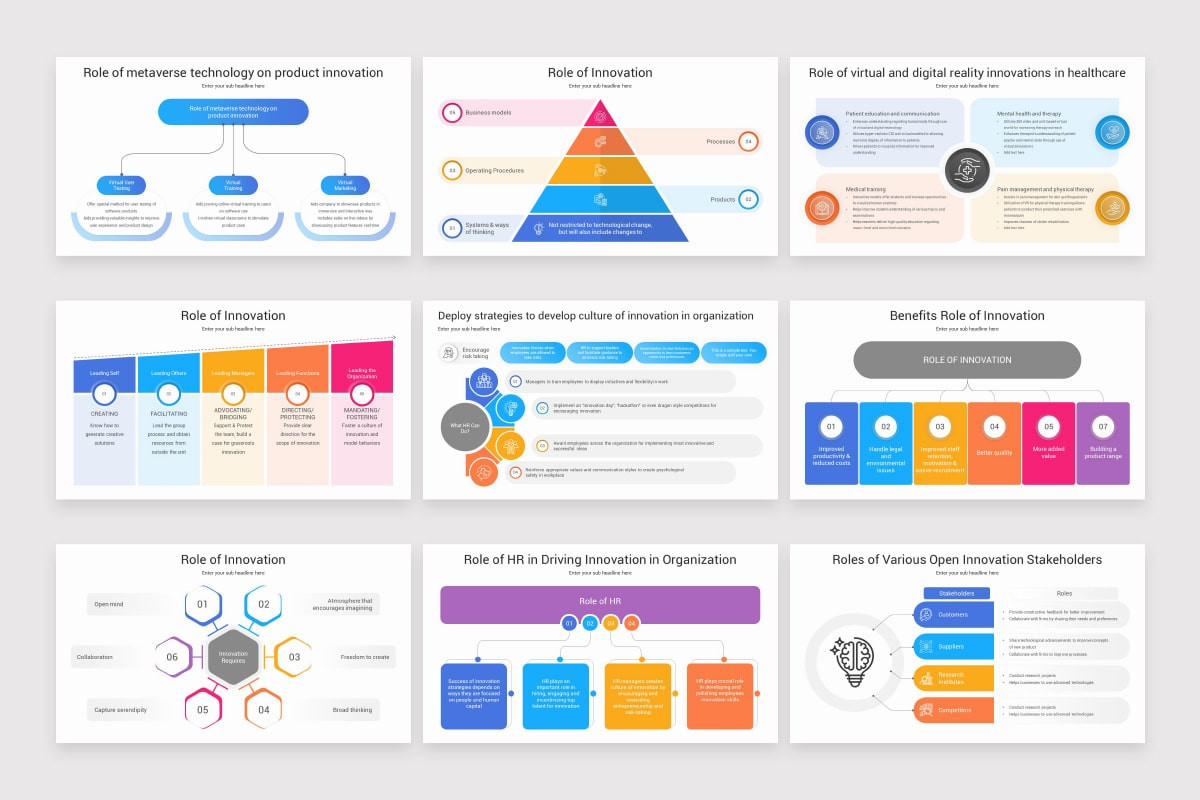 Innovation Management Models Keynote Template | Nulivo Market