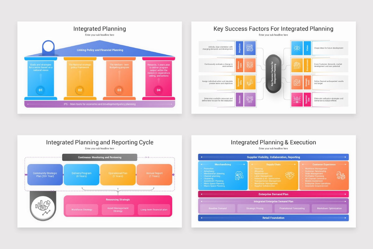 Integrated Management Models PowerPoint Template | Nulivo Market