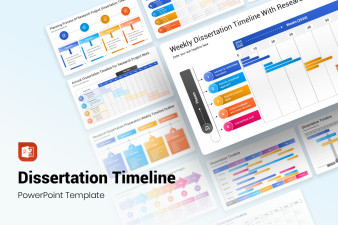 Dissertation Timeline PowerPoint Template | Nulivo Market
