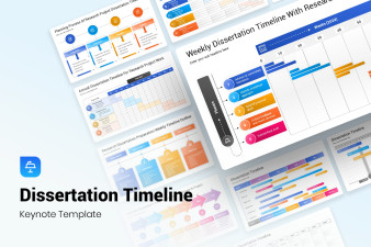 Dissertation Timeline Keynote Template | Nulivo Market