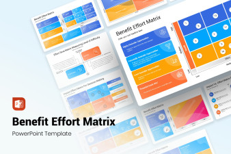 Benefit Effort Matrix PowerPoint Template | Nulivo Market
