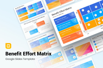 Benefit Effort Matrix Google Slides Template | Nulivo Market