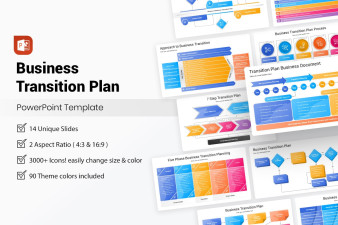 Business Transition Plan PowerPoint Template | Nulivo Market