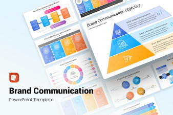 Brand Communication PowerPoint Template | Nulivo Market
