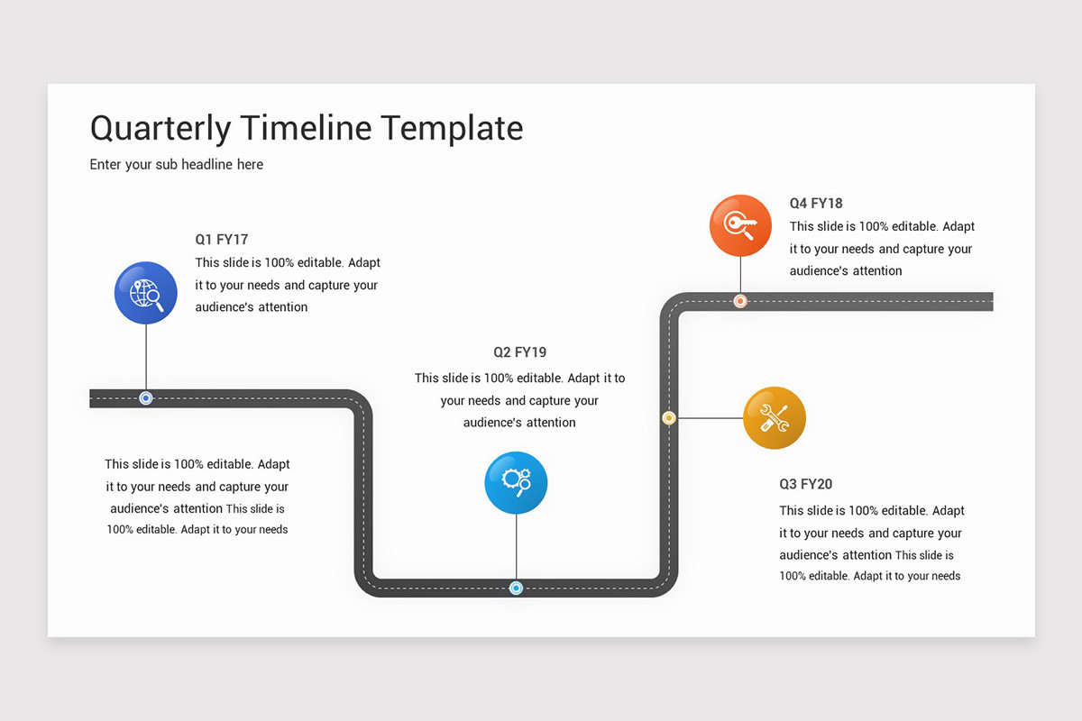 Monthly Milestone Plan Keynote Template | Nulivo Market