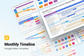Monthly Timeline Google Slides Template | Nulivo Market