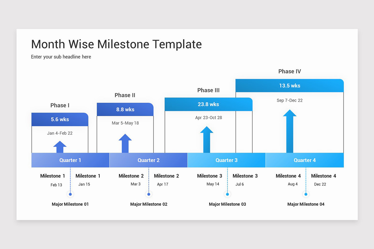One Month Plan PowerPoint Template | Nulivo Market