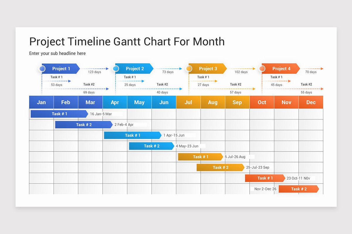 One Month Plan Google Slides Template | Nulivo Market