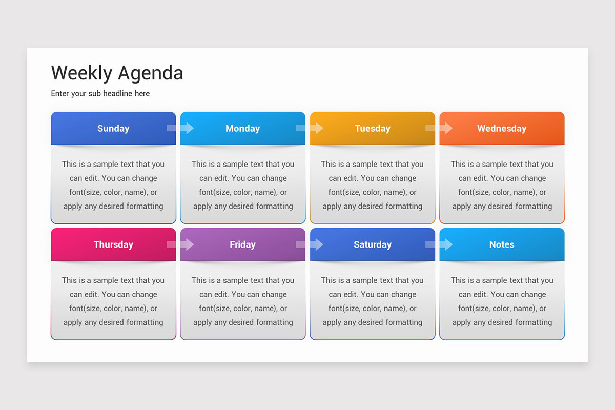 One Month Plan Google Slides Template | Nulivo Market