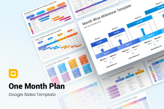 One Month Plan Google Slides Template | Nulivo Market