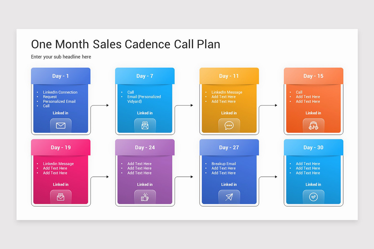 One Month Plan Keynote Template | Nulivo Market