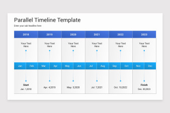 Parallel Timeline Google Slides Template | Nulivo Market