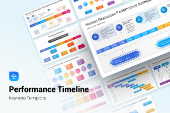 Performance Timeline Keynote Template | Nulivo Market