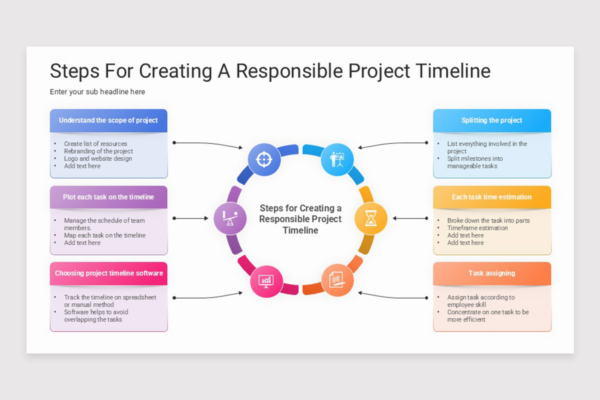 Responsible Timeline PowerPoint Template | Nulivo Market