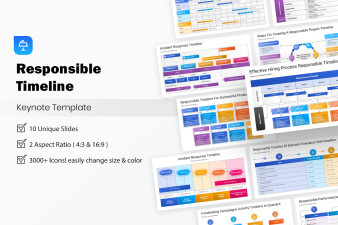 Responsible Timeline Keynote Presentation Template | Nulivo Market