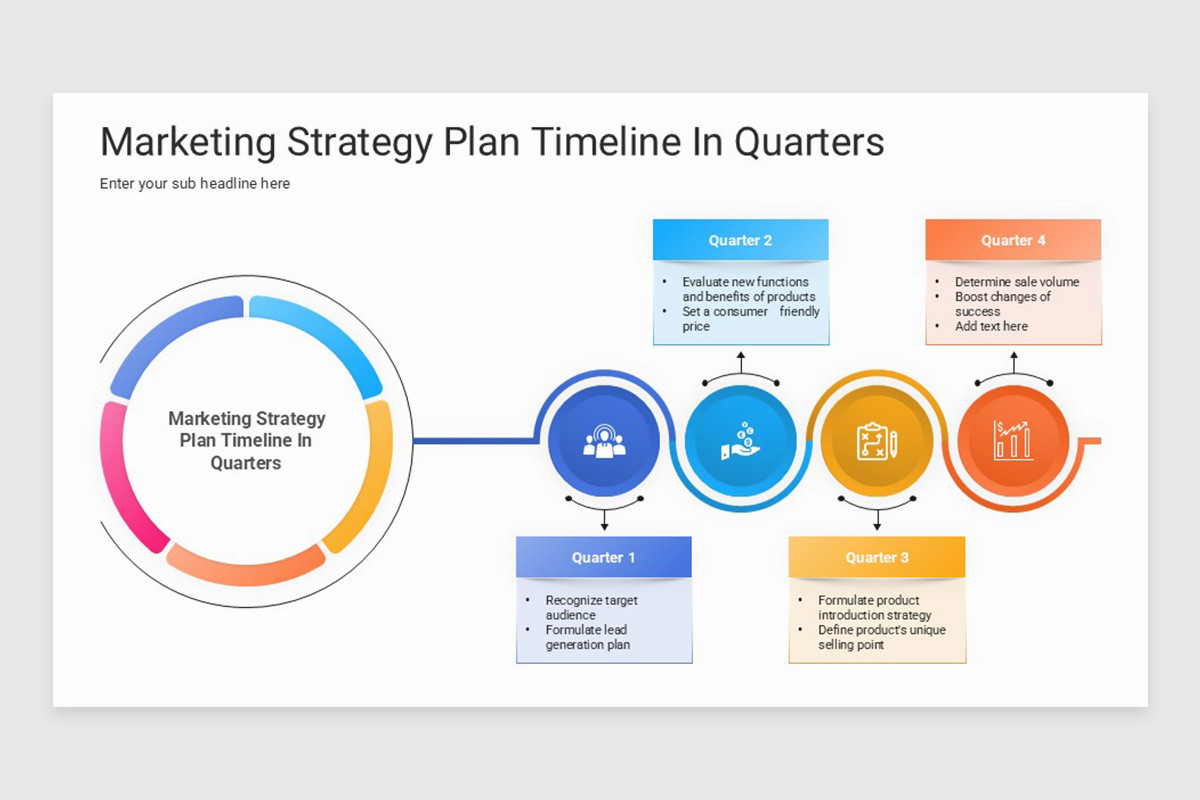 Quarterly Timeline Google Slides Template | Nulivo Market