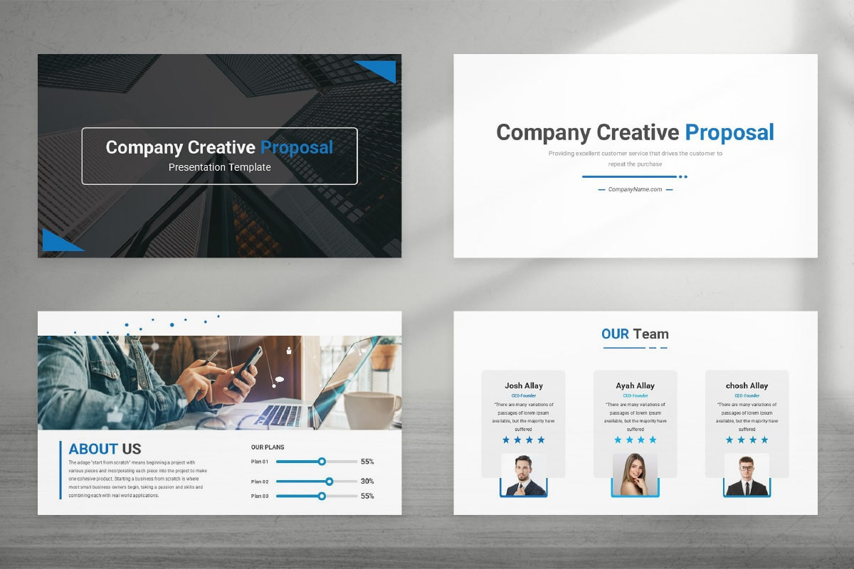 Company Creative Proposal PowerPoint Template | Nulivo Market