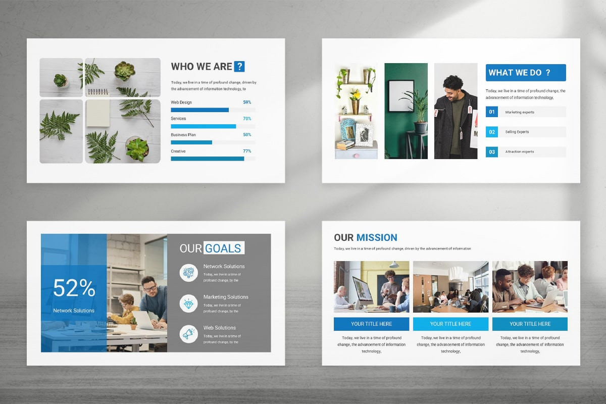 Company Creative Proposal PowerPoint Template | Nulivo Market