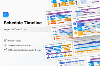Schedule Timeline Keynote Template | Nulivo Market