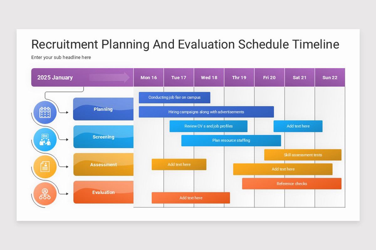 Schedule Timeline Google Slides Template | Nulivo Market