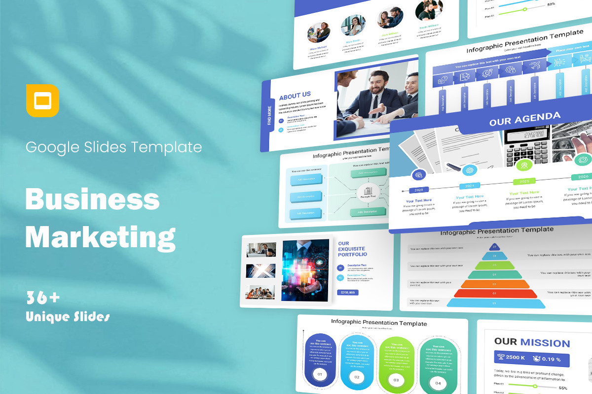 Business Marketing Google Slides Template | Nulivo Market