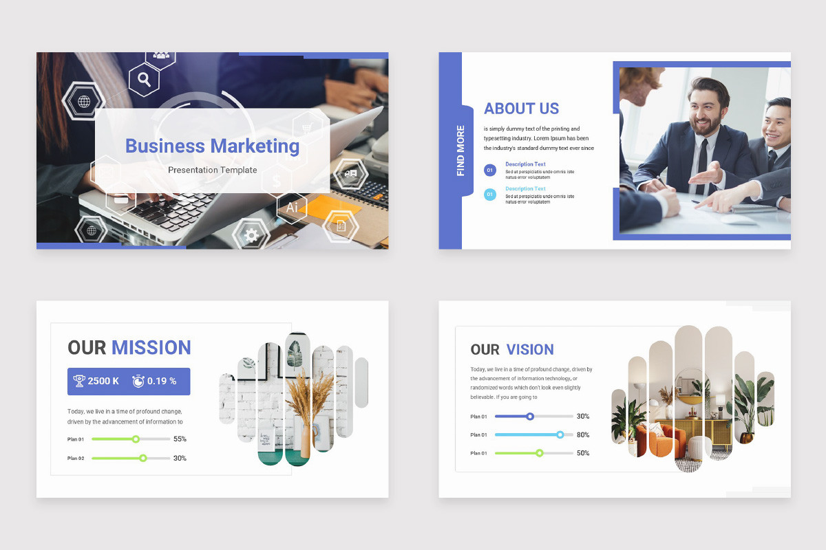 Business Marketing PowerPoint Template | Nulivo Market