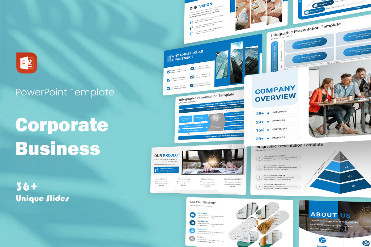 Corporate Business PowerPoint Template | Nulivo Market