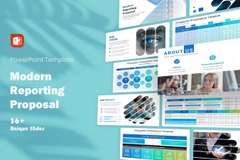Modern Reporting Proposal PowerPoint Template | Nulivo Market