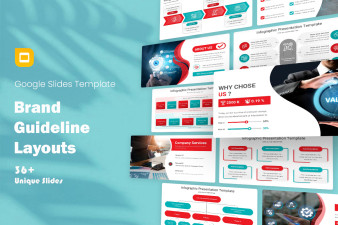 Brand Guideline Layouts Google Slides Template | Nulivo Market